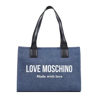 Love Moschino Femme, Sacs, Bleu, Taille: ONE Size Grand sac fourre-tout