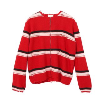 Second/Layer Friends Zip Sweater - - Knitwear - Herren - Rot - L