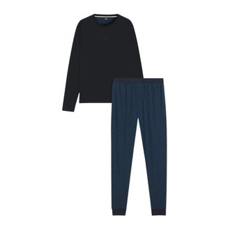 HUGO BOSS Homme, V&ecirc;tements de nuit et de d&eacute;tente, Bleu, Taille: XL Ensemble Long Relax