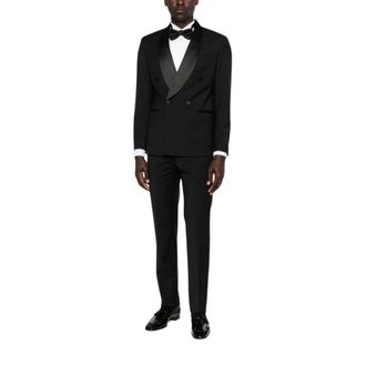 Manuel Ritz Homme, Costumes, Noir, Taille: M Smoking Jacket