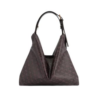 Gherardini Klassische kleine Hobo-Tasche - - Bags - Damen - Braun - ONE SIZE