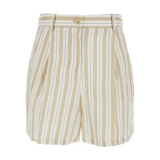 Semicouture Damen, Shorts, Beige, MGr&ouml;&szlig;e