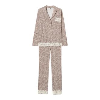 Twinset Bedrucktes Jersey-Pyjama-Set - - Nightwear & Lounge - Damen - Mehrfarbig - M