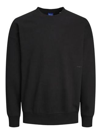 Jack & Jones Jorvibe Spongy Sweat Crew Neck Maillot de surv&ecirc;tement, Noir, M Homme