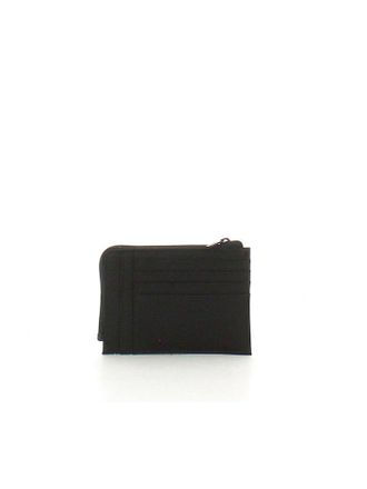 Piquadro Mens Wallet Black Recycled Polyester Bags