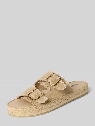 Espadrij Slides aus reinem Leinen Modell CLAQUETTE