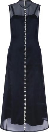 Fabiana Filippi Femme, Robes, Bleu, Taille: 36 FR Maxi Robes