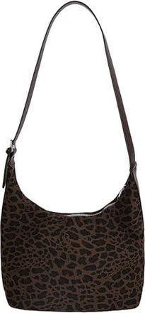 Generic Sac fourre-tout imprim&eacute; l&eacute;opard de grande capacit&eacute; pour femme, voyage, shopping et usage quotidien, Vert, 13.78x8.66x5.12inch