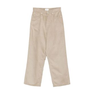 Haikure Beige Corduroy Five-Pocket Jeans - - Trousers - Herren - Beige - W34