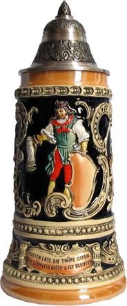 King Bierkrug Friedolin Seidel 0,75 Liter Bierseidel