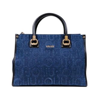 Liu Jo Femme, Sacs, Bleu, Taille: ONE Size Sac &agrave; main avec bandouli&egrave;re et fermeture &eacute;clair