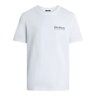 Balmain Mirror T-Shirt - - Tops - Herren - Wei&szlig; - 3XL