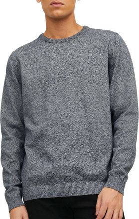 Jack & Jones D&uuml;nner Langarm Strickpullover Rundhals Basic Sweater Shirt Jumper JJEBASIC, Gr&ouml;&szlig;e Pullover:XXL,Farben:Navy