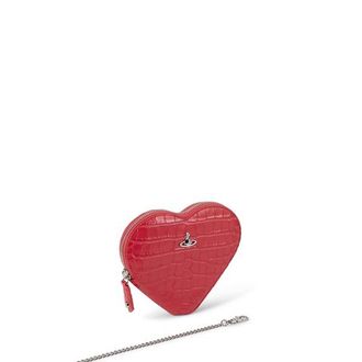 Vivienne Westwood Sac Heart effet peau de crocodile en cuir