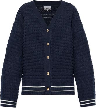 Ganni Damen, Strickwaren, Blau, SGröße