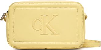Calvin Klein Handtasche Calvin Klein Bold Ck Camera Bag LV04F3220G Beige