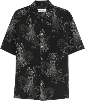 Our Legacy Homme, Chemises, Noir, Taille: XL Short Sleeve Shirt