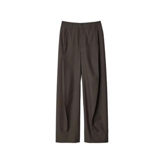 Christophe Lemaire Baggy Pants In Tropical Wool Blend