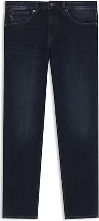 BOSS Hommes Onyx BO Jean Tapered en Denim Stretch Bleu Confortable