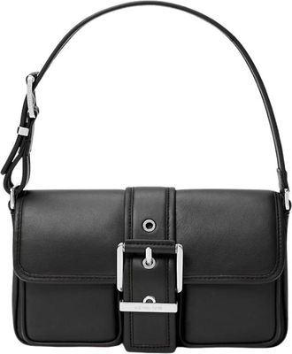 Michael Kors Femme, Sacs, Noir, Taille: ONE Size MD Shoulder Flap Bag