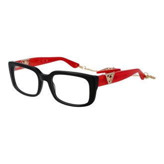 Guess Femme, Accessoires, Multicolore, Taille: ONE Size Montures Optiques Noires pour Femmes Style Rectangle