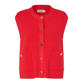 Masai Gilet - Femme - Pulls - Rouge - Taille: 36 FR