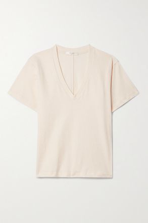 The Row T-shirt En Jersey De Coton Tala - Blanc cass&eacute;