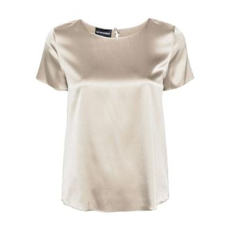Emporio Armani Damen, Blusen & Hemden, Beige, XLGröße