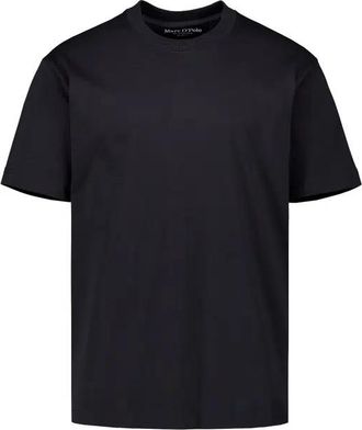 Marc O'Polo Herren T-Shirt schwarz Baumwolle