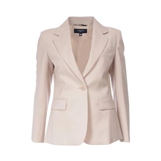 Max Mara Blazer monopetto - - Jackets - Damen - Beige - XS