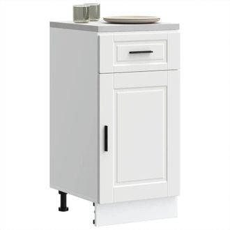 vidaXL vidaXL Armoire de cuisine Porto blanc bois ding&eacute;nierie