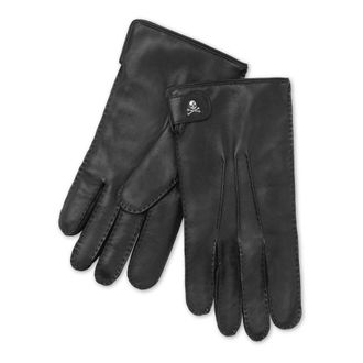 Philipp Plein Nappa Mid-Gloves Skull & Bones - - Accessories - Herren - Schwarzk - 9 IN