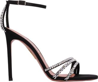 Aquazzura Femme, Chaussures, Noir, Taille: 37 1/2 EU Milagros Sandal 85