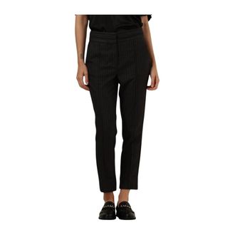 Aaiko Nadelstreifenhose - - Trousers - Damen - Schwarzk - XS