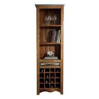 Massivmoebel24 Weinregal Altholz 60x35x190 mehrfarbig lackiert nature of spirit 22