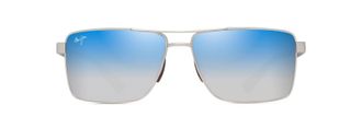 Maui Jim Brille Gr&ouml;&szlig;e 60 mm Silber/Eye SIZE: 60 Temple LENGTH: 140 Vertical SIZE: 42