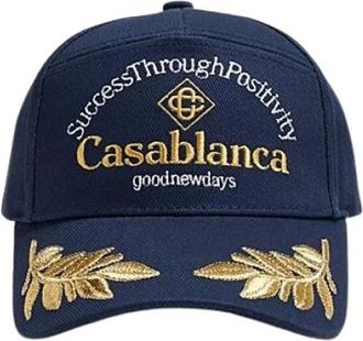 Casablanca Homme, Accessoires, Bleu, Taille: ONE Size Casquette de baseball Success
