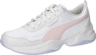 Puma Puma Women Cilia Mode Sneakers, Warm White-Silver Mist-Rosebay, 40.5 EU