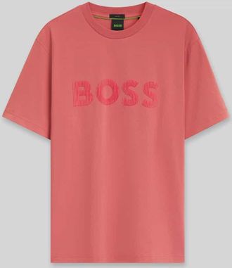 HUGO BOSS Regular Fit T-Shirt aus Baumwollmix