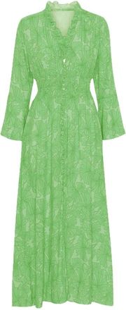Americandreams Americandreams, Femme, Robes, Vert, Taille: 38 FR Sally Long Dress