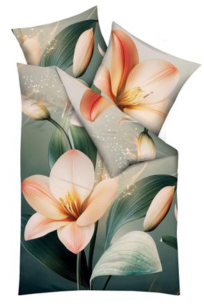 Kaeppel Bettw&auml;sche Magic Dust apricot (1 x 80x80 + 1 x 135x200 cm)