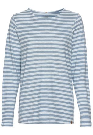Camel Active Damen Streifenshirt aus Organic Cotton Blau, Womenswear-XS