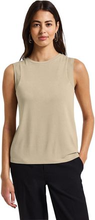 Street One Damen A323316 Top mit Chiffondetails, Coastal Beige, 40