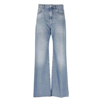 Calvin Klein Jeans Jean large - Femme - Jeans - Bleu - Taille: W25