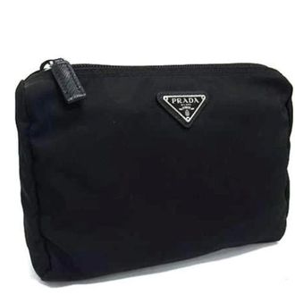 Prada unisex, Pre-owned, Noir, Taille: ONE Size Pochette en nylon Pre-owned