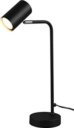 Trio Leuchten Tischleuchte Marley 512400132, Metall Schwarz matt, exklusiv Leuchtmittel 1x GU10