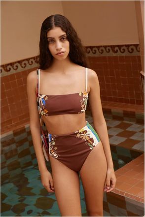 Alemais Bas de Maillot Taille Haute Maroc Fibres Recycl&eacute;es Al&eacute;mais