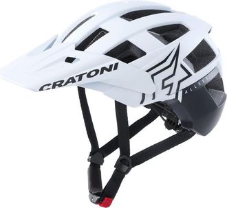 Cratoni Unisex - Erwachsene Allset Pro Helme, Wei&szlig;/Schwarz Matt, M