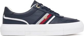 Tommy Hilfiger Sneakers Th Platform Vulc Leather FW0FW09603 Dunkelblau