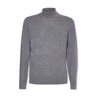 Calvin Klein Wolle Lupetto Sweatshirts Hoodies - - Knitwear - Herren - Grau - XL